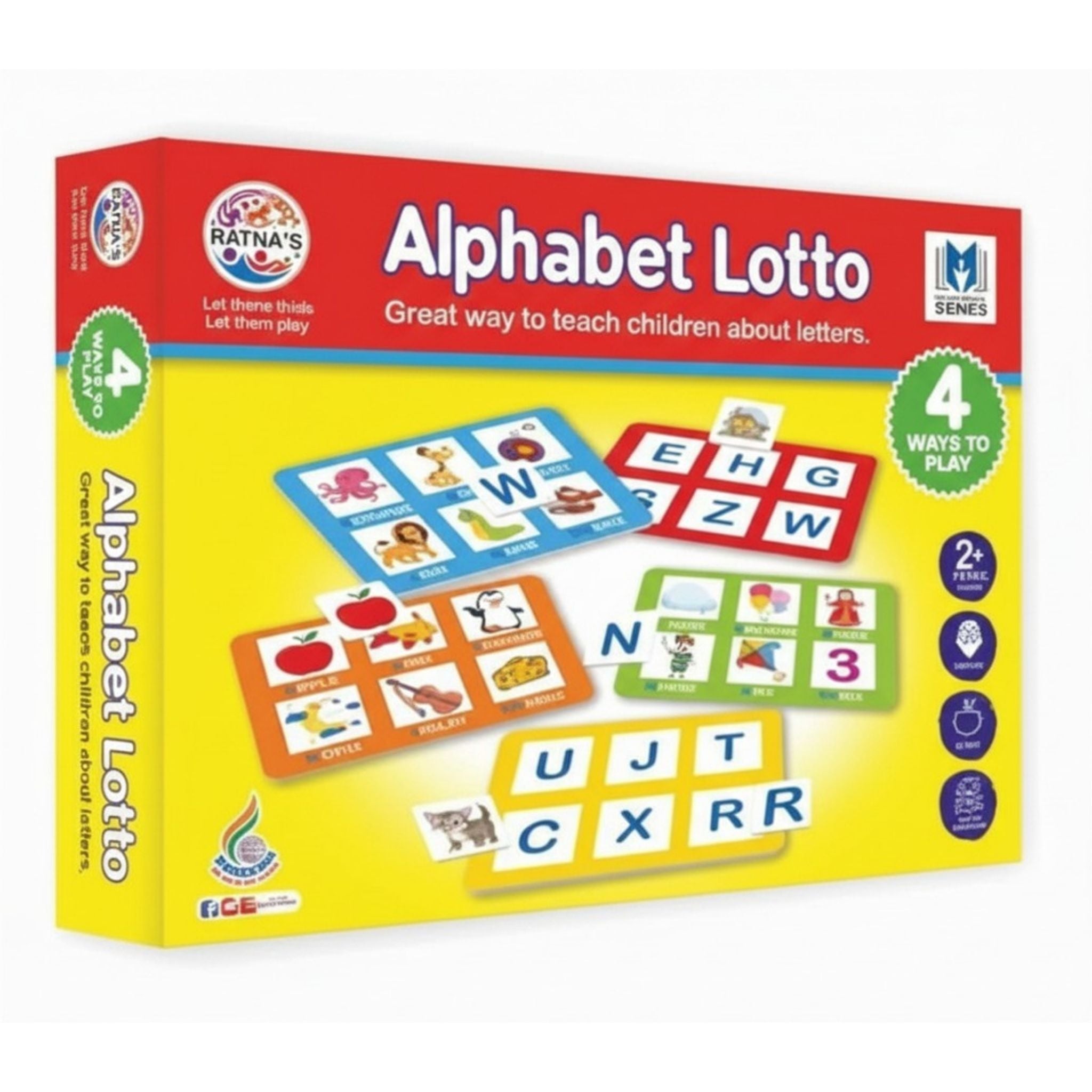 Alphabet Lotto Learning Game for Kids – MSquared Universe